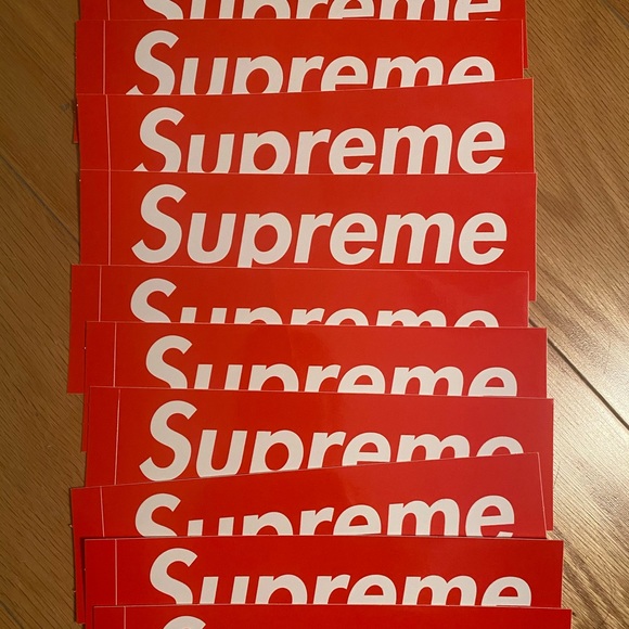 Supreme | Other | Supreme Logo Box Stickers | Poshmark